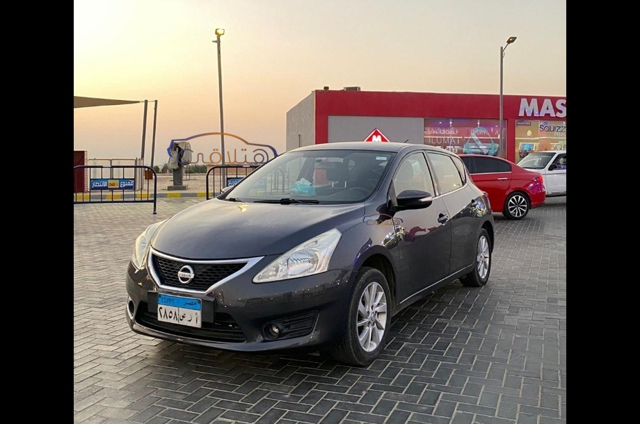 Tiida Nissan 2014 Cairo Dark grey 7079366 - Car for sale : Hatla2ee