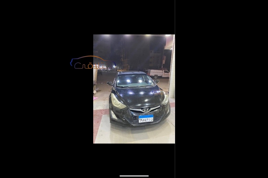 Elantra MD Hyundai 2016 Beni Suef Black 7087816 - Car for sale : Hatla2ee