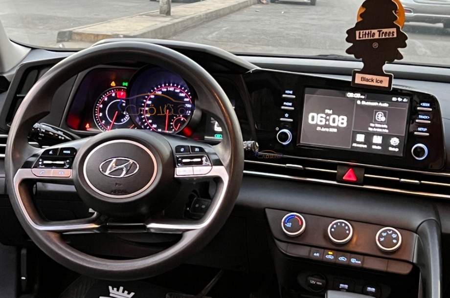 Elantra CN7 Hyundai 2021 Cairo Blue 7098657 - Car for sale : Hatla2ee