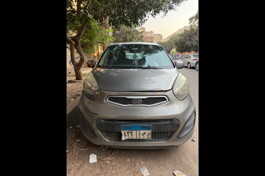 Picanto Kia 2012 Nasr city Dark grey 7101316 - Car for sale : Hatla2ee