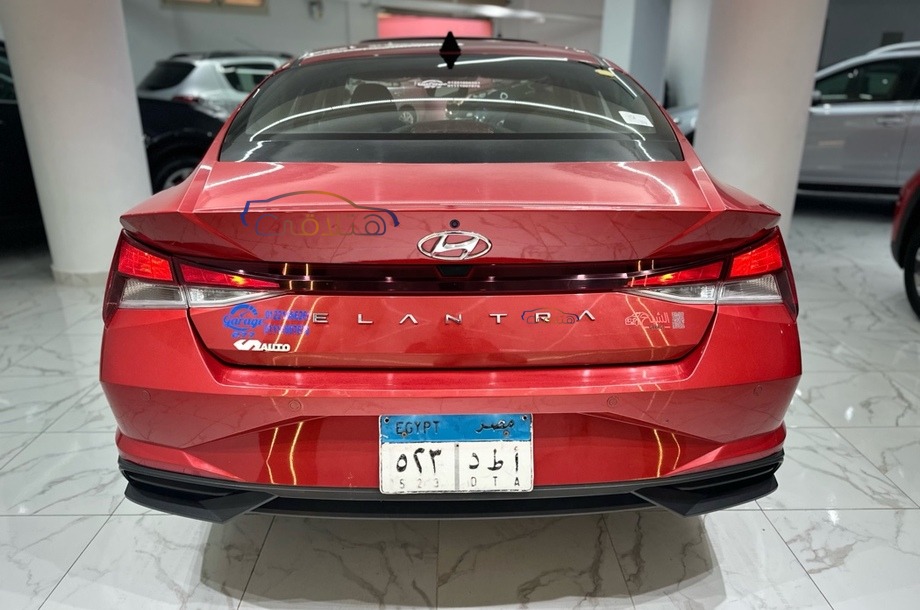 Elantra CN7 Hyundai 2021 Tagamo3 - New Cairo Red 7101678 - Car for sale : Hatla2ee