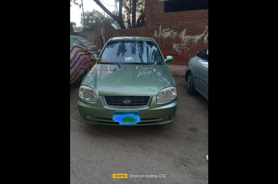 Verna Hyundai 2004 Alexandria Green 7102370 - Car for sale : Hatla2ee