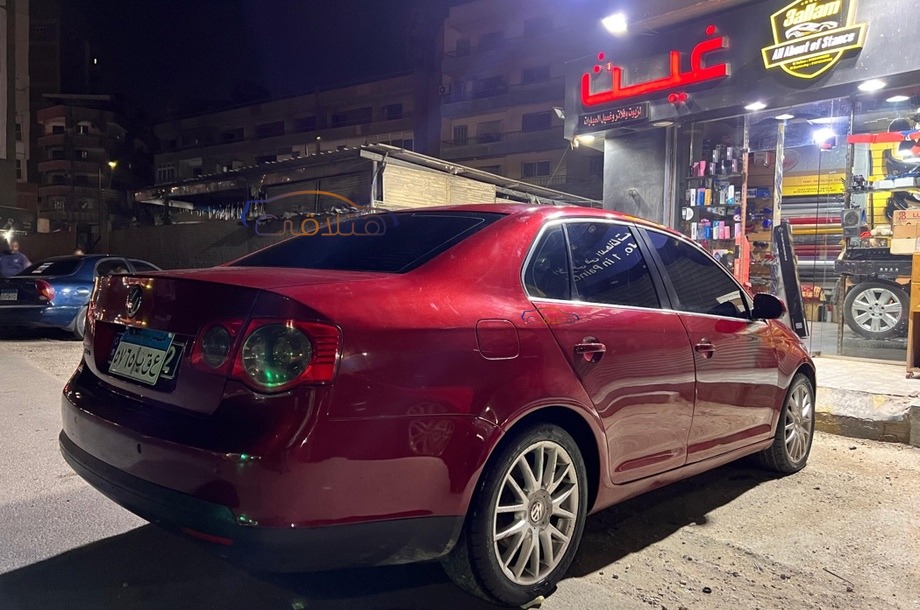 Jetta Volkswagen 2008 Tanta Red 7104697 - Car for sale : Hatla2ee