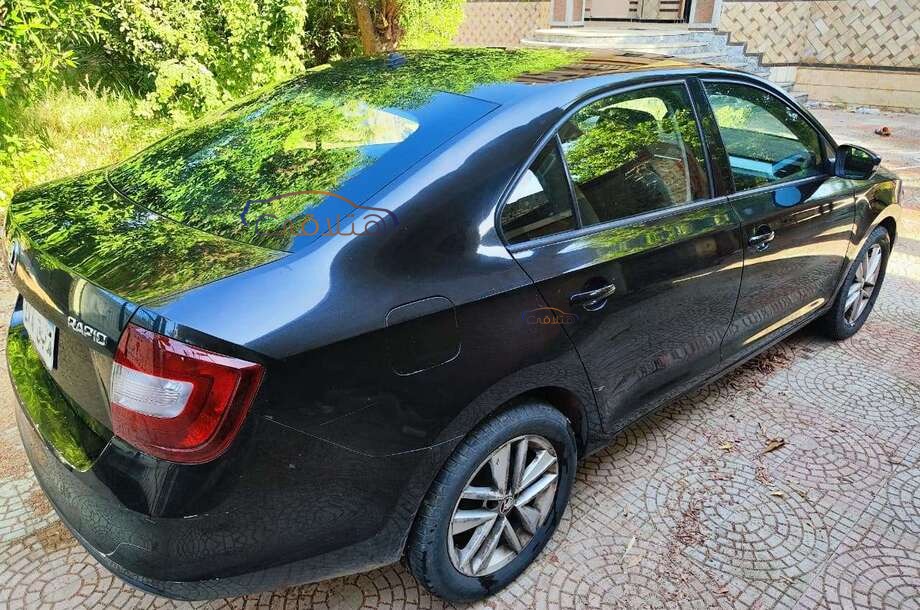 Rapid Skoda 2018 Faiyum Black 7105852 - Car for sale : Hatla2ee