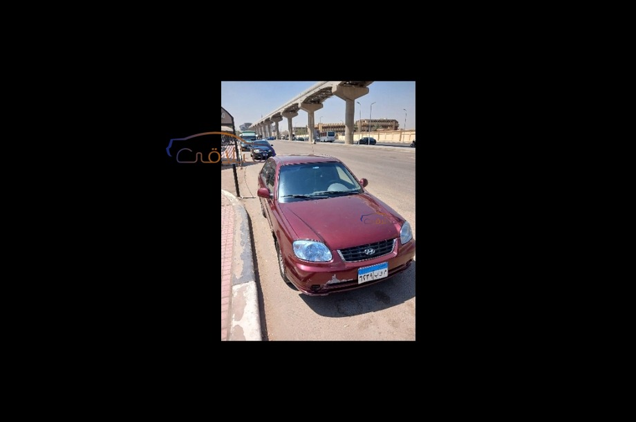 Verna Hyundai 2008 Maadi Dark red 7107824 - Car for sale : Hatla2ee
